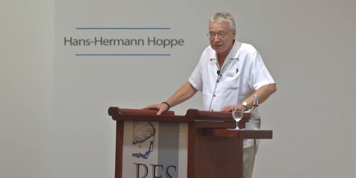 Hoppe On “Democracy, De-Civilization, and Counterculture" | Mises Institute